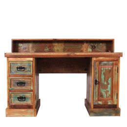 Pharao24.de Schreibtisch im Shabby Chic Design Recyclingholz
