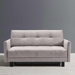 Pharao24.de Zweisitzer Schlafsofas mit Faltmechanik Flachgewebe