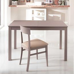 Pharao24.de Esszimmertisch in Taupe Buche Massivholz