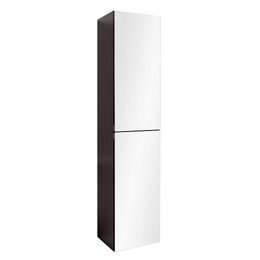 Pharao24.de Spiegel Badschrank in Dunkelgrau 40 cm breit