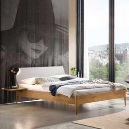 Pharao24.de Bett 160x200 und 180x200 aus Wildeiche Massivholz 87 cm hoch