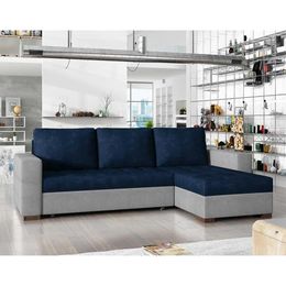 Pharao24.de Ecksofa Sofa mit Schlaffunktion und Armlehnen