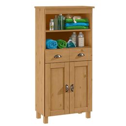 Pharao24.de Badezimmermidischrank aus Kiefer Massivholz Landhausstil