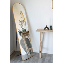 Pharao24.de Standspiegel mit Metallrahmen 150 cm hoch