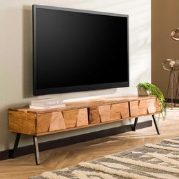 Pharao24.de Flachstrecke Wohnzimmer in modernem Design 180x45x40 cm