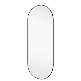 Pharao24.de Flurspiegel mit Metallrahmen in ovaler Form 70 cm hoch