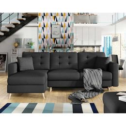 Pharao24.de Ecksofa Sofa mit Schlaffunktion und Bettkasten