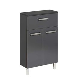 Pharao24.de Badschrank Made in Germany einer Schublade und Türen