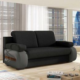 Pharao24.de Schlafsofa Sofa mit Schlaffunktion und Armlehnen