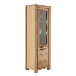 Pharao24.de Vitrine Hochvitrine in modernem Design - Wildeichefarben