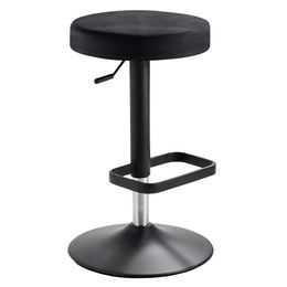 Pharao24.de Barhocker drehbar in Anthrazit und Schwarz Made in Germany