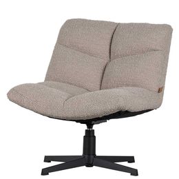 Pharao24.de Drehsessel in Beige und Schwarz modernem Design