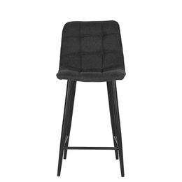 Pharao24.de Barhocker aus Metall Strukturstoff (2er Set)