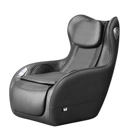 Pharao24.de Schwarzer Relaxsessel aus Kunstleder in Anthrazit Massagefunktion