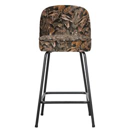 Pharao24.de Designbarhocker mit floralem Muster Retro Look