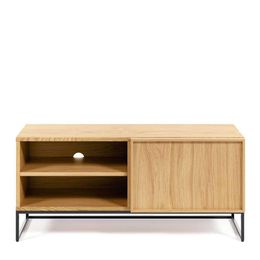 Pharao24.de Fernseh Unterschrank in Eichefarben Skandi Design