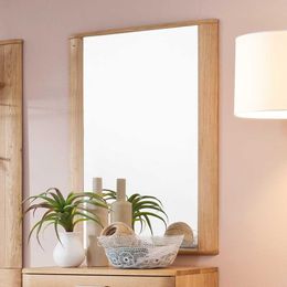 Pharao24.de Wandspiegel in Eiche Bianco 65 cm breit