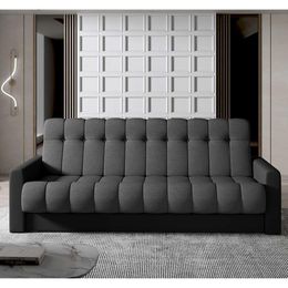 Pharao24.de Schlafsofa Couch mit Schlaffunktion und Armlehnen