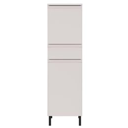 Pharao24.de Badmidischrank Midischrank mit Griffmulden in Hellgrau