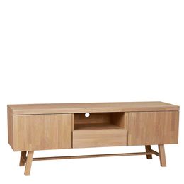 Pharao24.de Fernseher Unterschrank aus Eiche Massivholz 160 cm breit