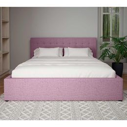 Pharao24.de Bettgestell Doppelbett aus Webstoff Liegefläche 180x200 cm