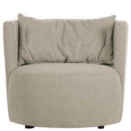 Pharao24.de Einzelsessel in Beige Stoff modern