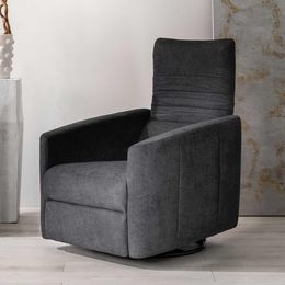 Pharao24.de Relaxfernsehsessel verstellbar in modernem Design Dunkelgrau