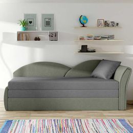 Pharao24.de Schlafsofa Liegesofa in modernem Design mit Bettkasten