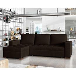Pharao24.de Ecksofa Sofa mit Schlaffunktion und Bettkasten