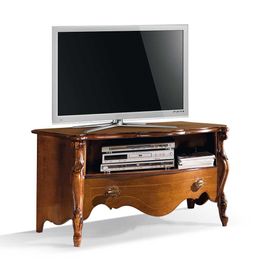 Pharao24.de TV Bank in Nussbaumfarben italienischen Stil
