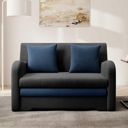 Pharao24.de Schlafcouch Zweisitzer in modernem Design mit Bettkasten