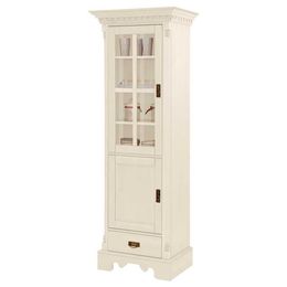 Pharao24.de Esszimmer Vitrine in Creme Weiß Landhaus Design
