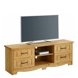 Pharao24.de Kiefer TV Board massiv geölt Landhausstil