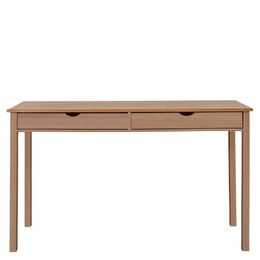 Pharao24.de Laptop Schreibtisch aus Kiefer Massivholz gebeizt und geölt 80 cm hoch