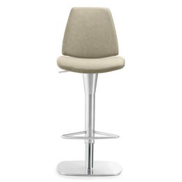 Pharao24.de Hochhocker in modernem Design gepolsterter Rückenlehne