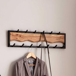 Pharao24.de Garderobenleiste Wandgarderobe im Industry und Loft Stil 80 cm breit