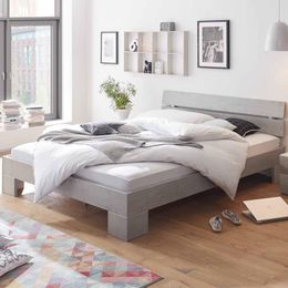 Pharao24.de Jugendbett in Beton Grau modern