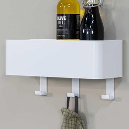 Pharao24.de Wandhaken in modernem Design mit Metall Oberfläche
