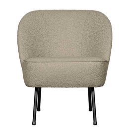 Pharao24.de Sesselchen im Retrostil Boucle Stoff und Metall