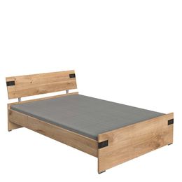 Pharao24.de Niedriges Bettgestell Made in Germany Industry und Loft Stil