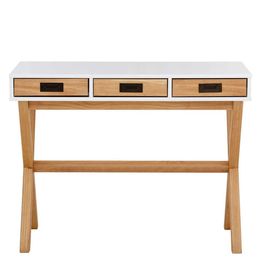 Pharao24.de Jugendschreibtisch mit Schubladen in modernem Design 100 cm breit