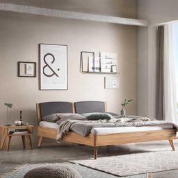 Pharao24.de Modernes Holzbett aus massiver Wildbuche 140x200 cm