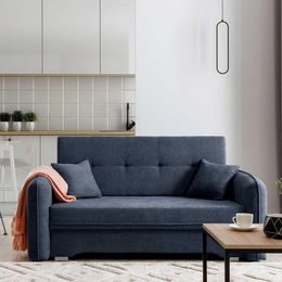 Pharao24.de Schlafsofa Zweisitzer mit Schlaffunktion und Armlehnen