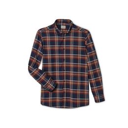 Tchibo - Flanell-Hemd - Herren - Gr. M - dunkelblau/kariert