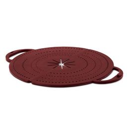 Tchibo - 4-in-1-Pfannen-Spritzschutz - dunkelrot