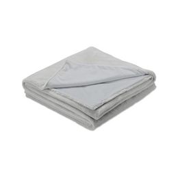 Tchibo - Premium-Kuscheldecke aus Kunstfell - hellgrau