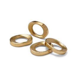Tchibo - 4 Serviettenringe - gold