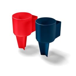 Tchibo - 2 Strandbecher-Halter - dunkelblau