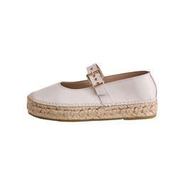 next Espadrilles Damen Gr&ouml;&szlig;e 41.5/42 beige / wei&szlig;