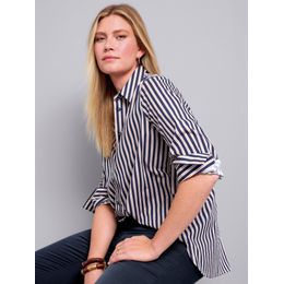 Anna Aura - Long-Bluse, blau, Gr. 40 / M - Baumwolle